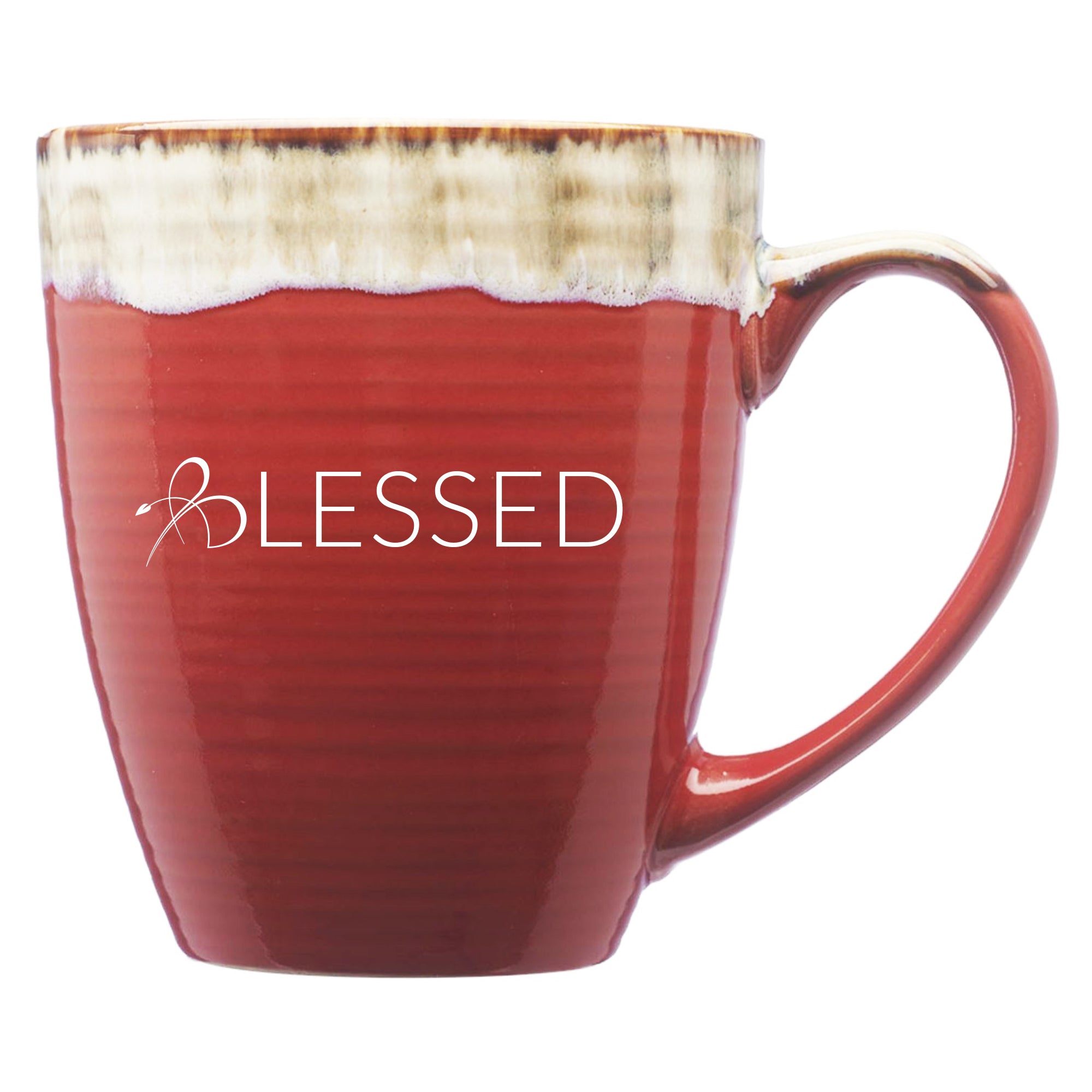 Limited Edition Red "Blessed" Mug – Bright Line™ Emporium